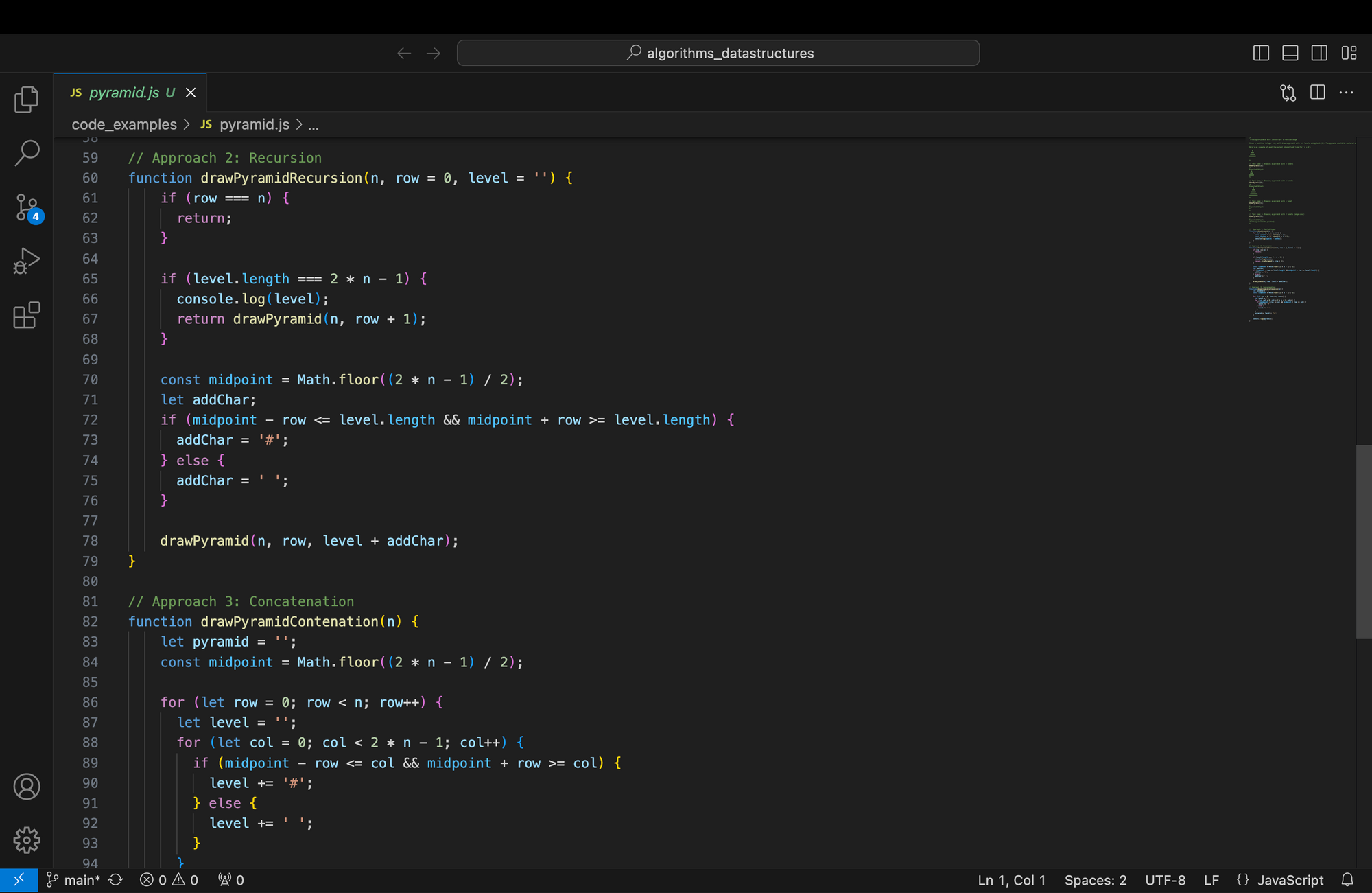 Drawing a Pyramid with JavaScript: A Fun Challenge